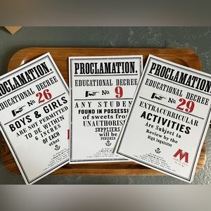 Wall Decor | Proclamation Harry Potter Prints | Poshmark